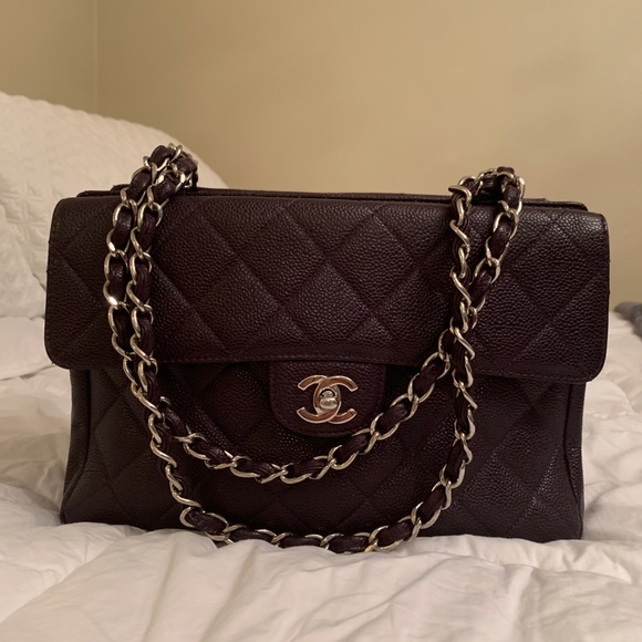 CHANEL | Bags | Chanel Vintage Plum Colored Bag | Poshmark